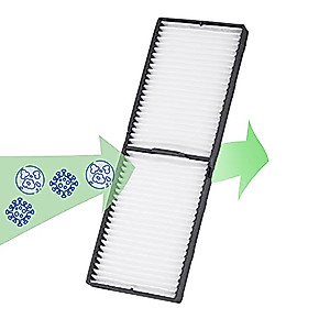 Litance ELPAF41 V13H134A41 Projector Air Filter for Epson PowerLite 2250U 2040 2055 2255U 2065 2140W 2155W 2165W 2245U 975W 1930 1935 1940W 1945W 1950 1955 1960 1965 Pro Cinema 1985 EB-501KG Filter