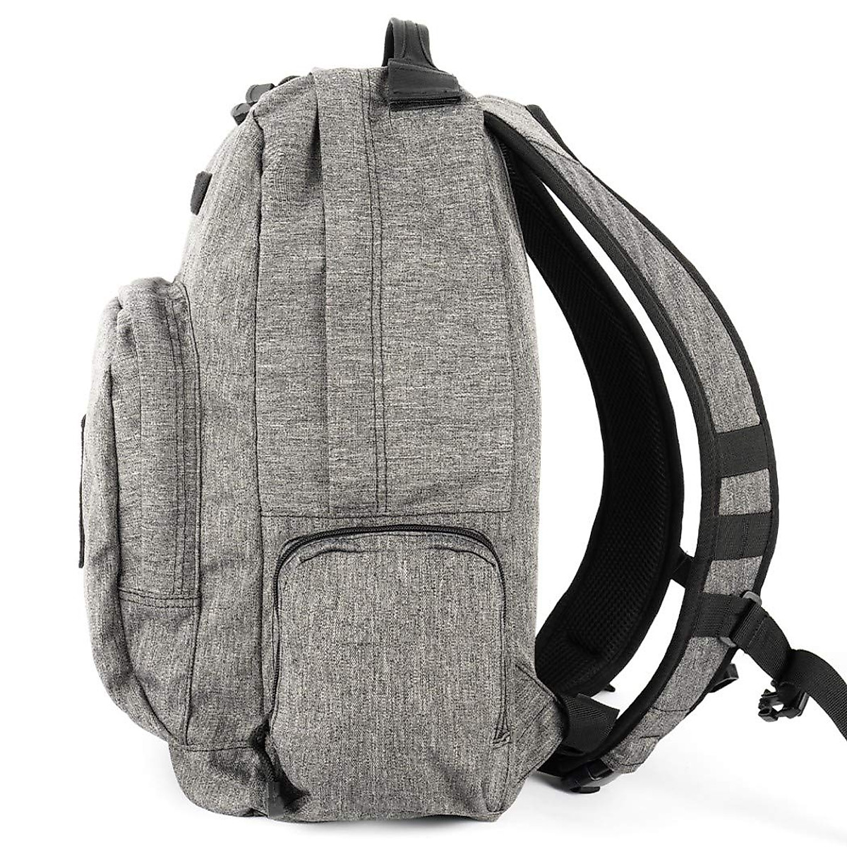 LAPG Commuter Backpack, School Backpack, Hydration Compatible Small Backpack - Black