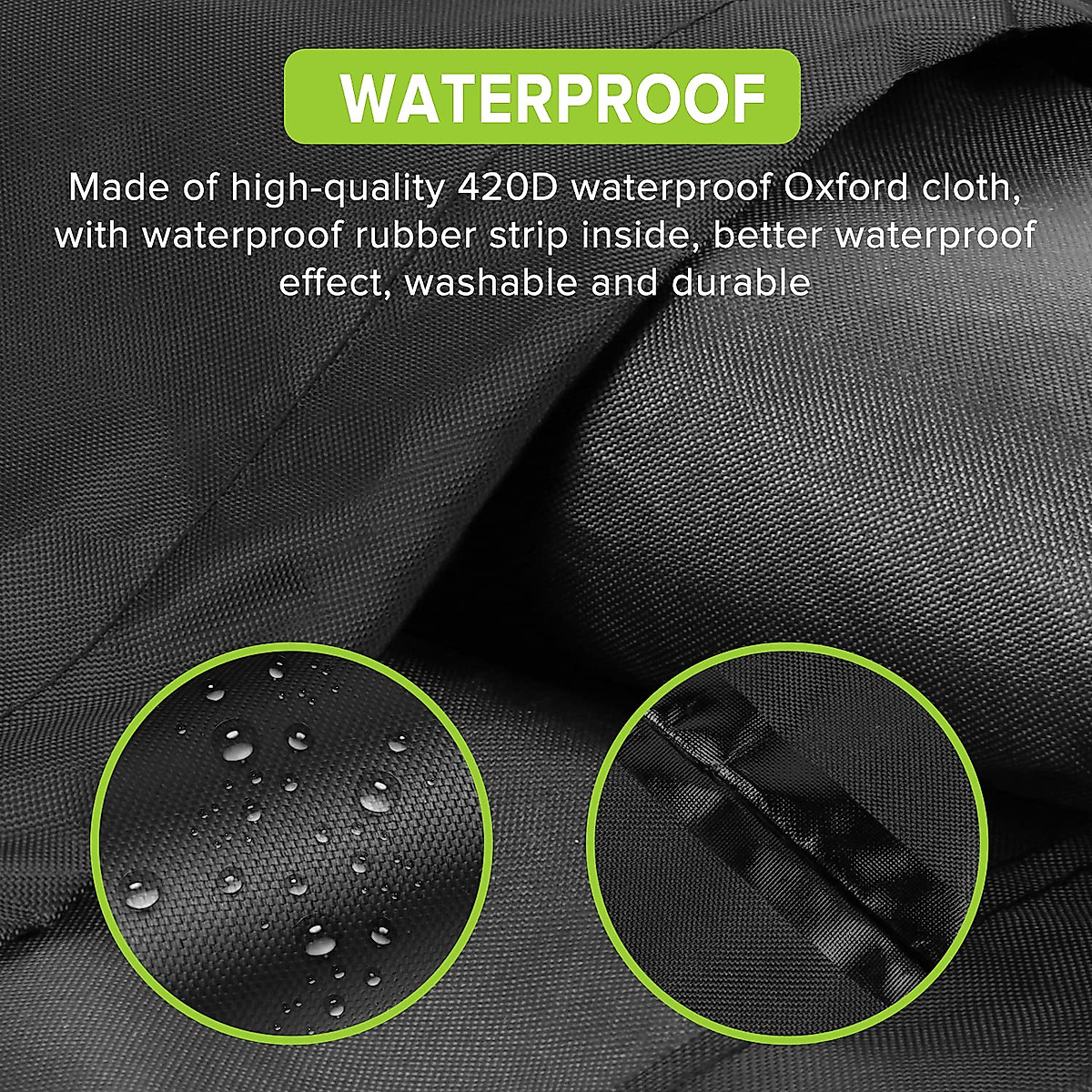 AFEION Window Air Conditioner Cover Outdoor, Outside Window AC Units Cover AC Unit Covers with Free Drawstring, 27.5W x 25D x 19H inches