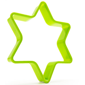 Hanukkah Shaped Cookie Cutters, Five Hanukkah Shaped Cookie Cutters - Menorah, Dreidel, Maccabee, Star of David, Maccabee Shield (Single)