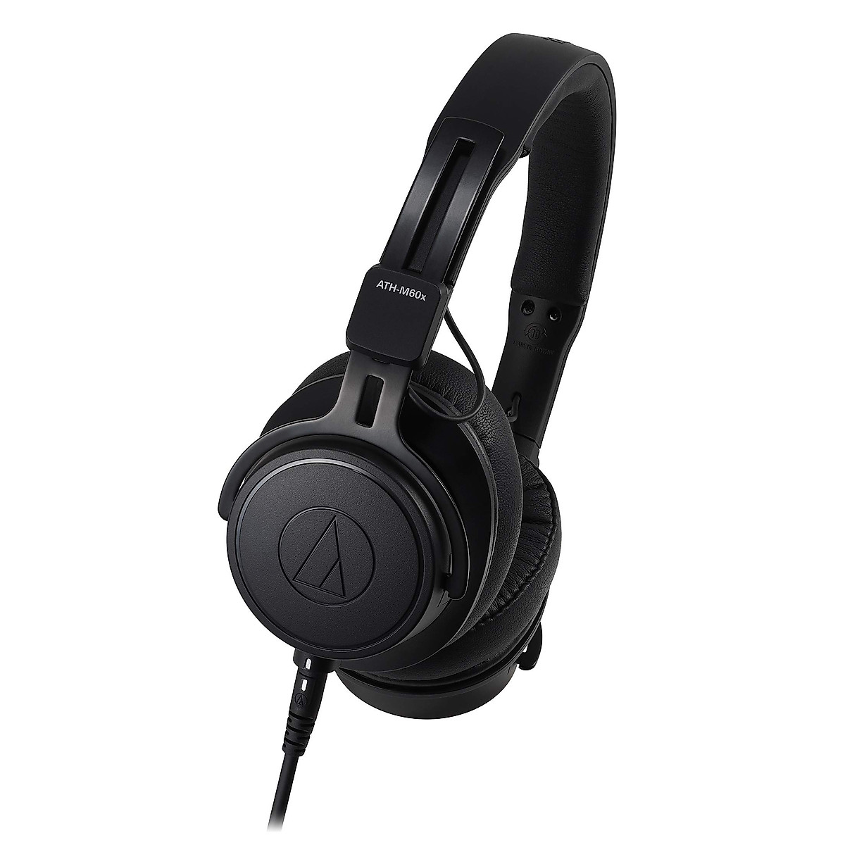 Audio-Technica ATH-M60X On-Ear Closed-Back Dynamic Professional Studio Monitor Headphones (Renewed)