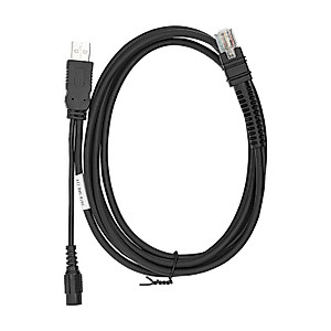 CARPSDZY CBA-U42-S07PAR USB Cable for Zebra Symbol DS3678-DP LI3608 LI3678 DS3600 DS3608 DS8108 Barcode Scanner, USB-A to RJ-45 Interface, 7ft(2.8m) Straight, 12V (Requires 12V Power Supply)