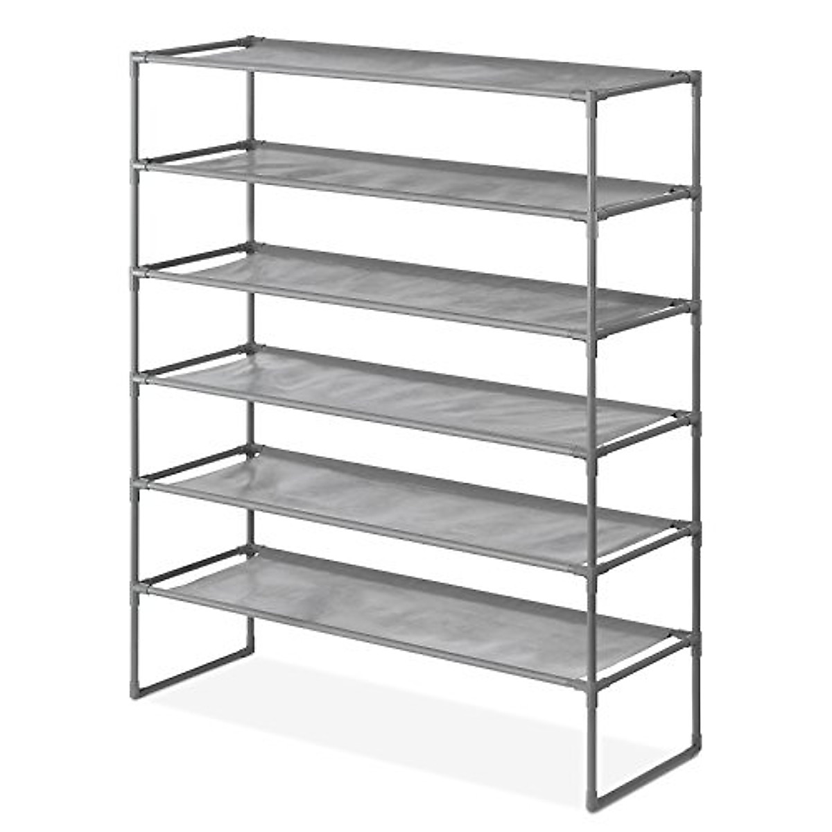 Whitmor Spacemaker 6-Tier Shelves, Gunmetal