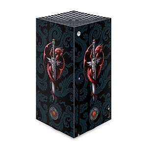 Head Case Designs Officially Licensed Anne Stokes Dragon Dagger Art Mix Matte Vinyl Sticker Gaming Skin Case Cover Compatible with Xbox Series X Console