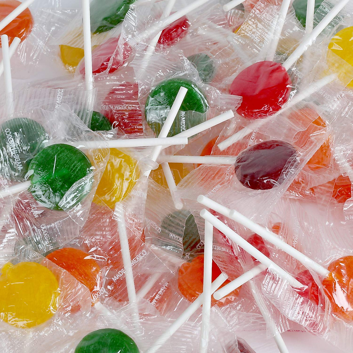 Classic Lollipops - 3 Pounds - Easter Lollipops - Individually Wrapped - Flat Round Bulk Suckers For Kids, Doctors Office, Schools, Banks