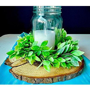 Set of (10) 8-9 inch Wood Slices for centerpieces! Wood Slice centerpieces, Wood Rounds, Tree Slices (8 inch)
