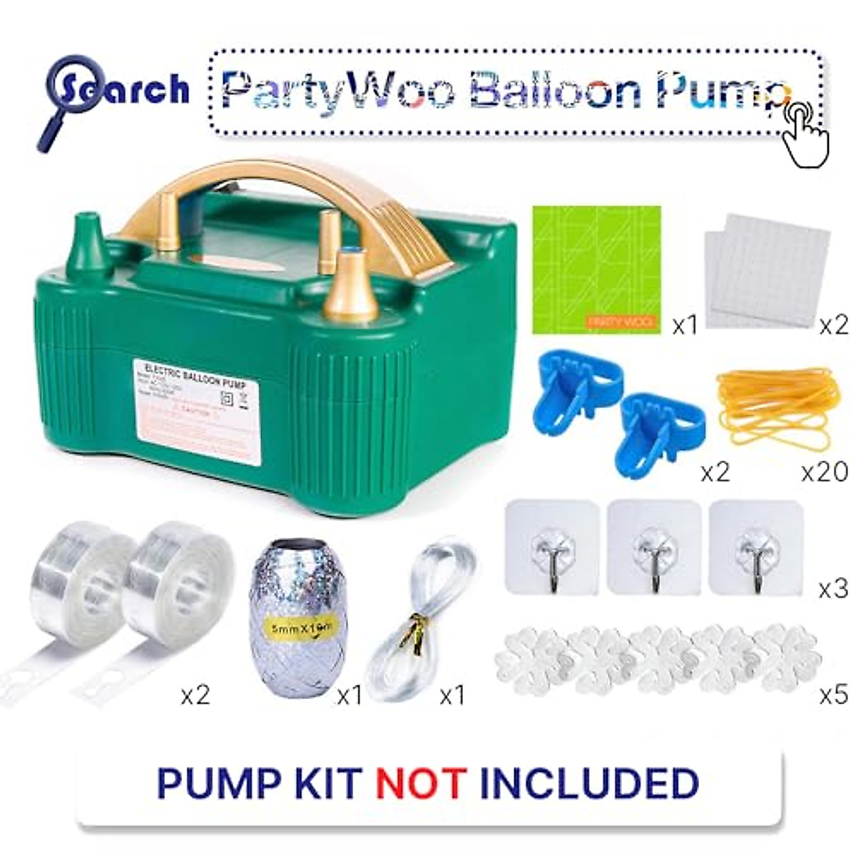 PartyWoo Metallic Rose Gold Balloons, 110 pcs 22 Inch Star Balloons and Rose Gold Balloons Different Sizes Pack of 18 Inch 12 Inch 10 Inch 5 Inch for Balloon Garland Balloon Arch as Party Decorations