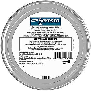 Bayer Seresto Flea and Tick Collar for Cat, all weights, 2 Pack