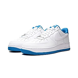 Nike Mens Air Force 1 '07 DR9867 101 White/Light Photo Blue - Size 8.5