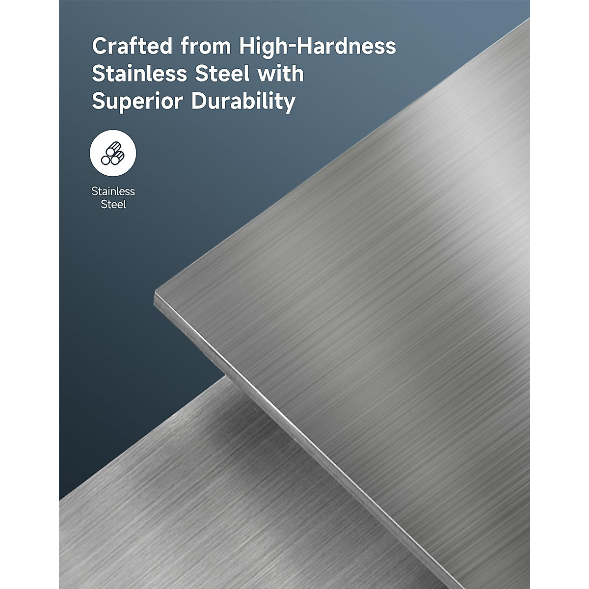 EVOHONOUR Caulking Tool Kit, Stainless Steel Caulk Remover Tool, 4 in 1 Caulk Tool for Bathroom, Kitchen, Floor, Window, Sink Joint, Frames Seal