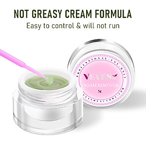 VEYES INC Lash Remover For Lash Extensions 5ml Professional Eyelash Removal Cream Fast Dissolution Lash Extension Remover Low Irritation