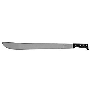 Tramontina 24" Machete with Textured Black Plastic Handle