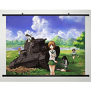 Home Decor Anime Girls und Panzer Cosplay Wall Scroll Poster Anko Team 23.6 X 17.7 Inches-020