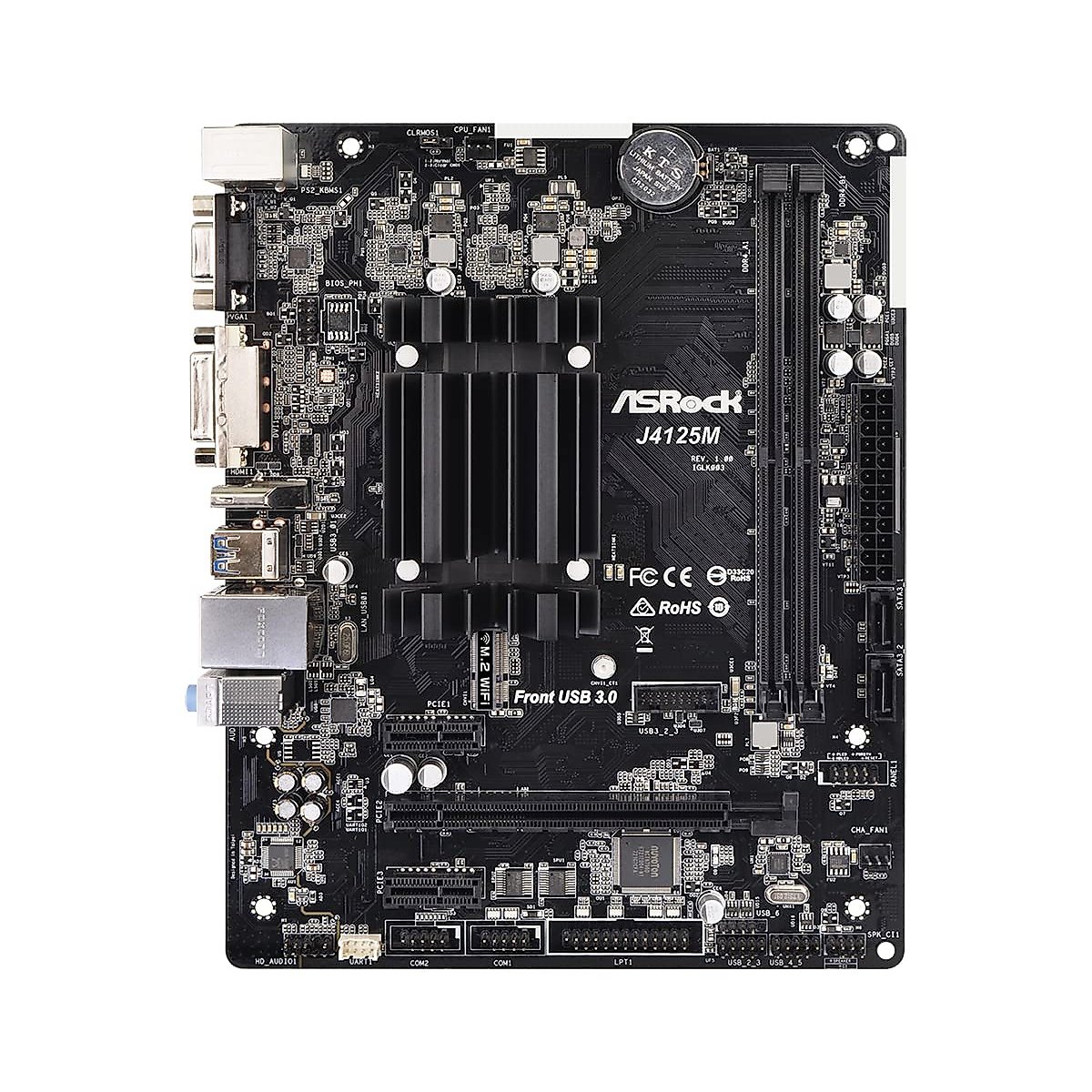 ASRock J4125M Intel® Quad-Core Processor J4125 (Up to 2.7 GHz) Motherboard