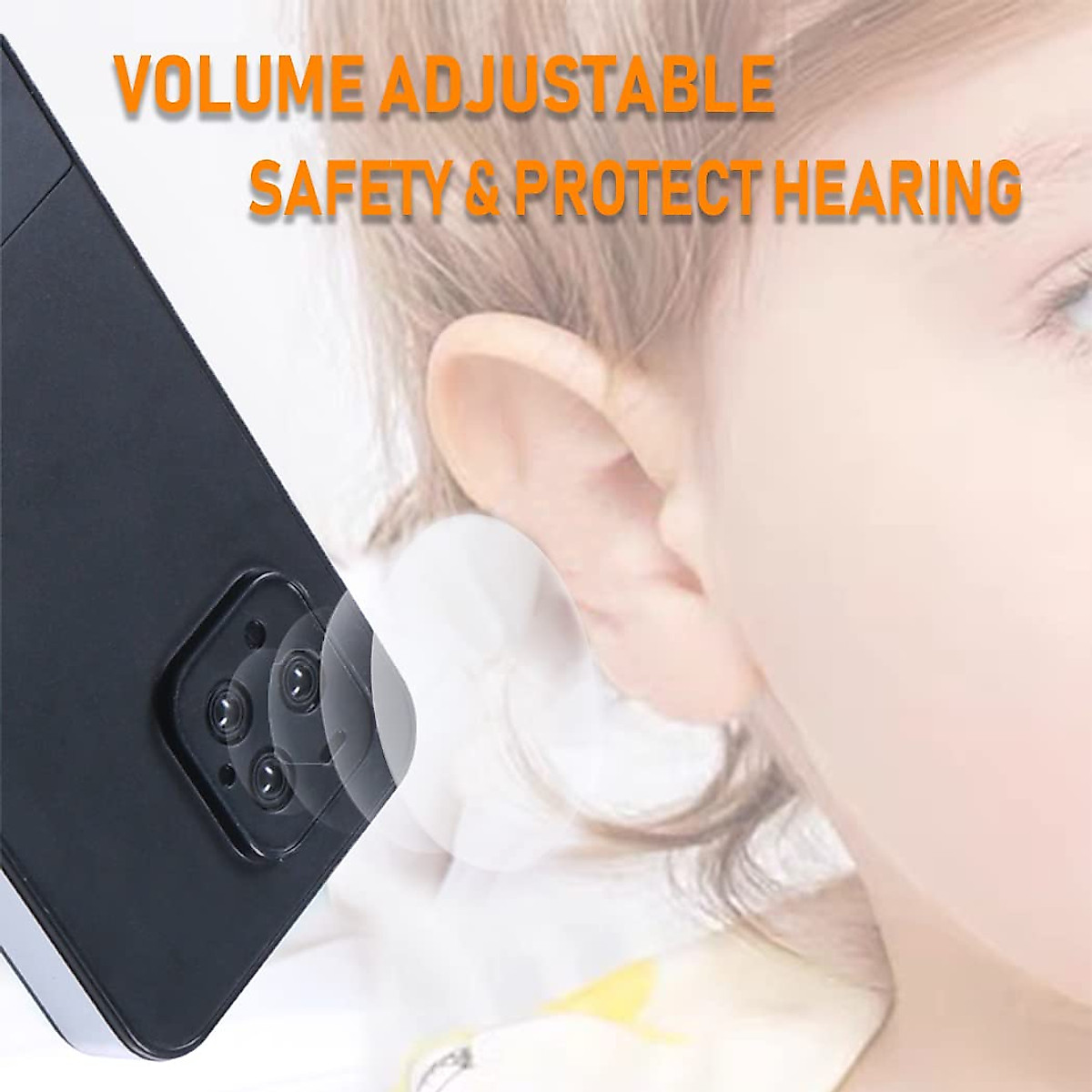 Baby Phone Toy for 1 Year Old Toddlers, Musical Cell Phone Toy with Light and Sound, Pretend Play Toy for Boys and Girls, Gifts for Birthday, Holiday (Black)