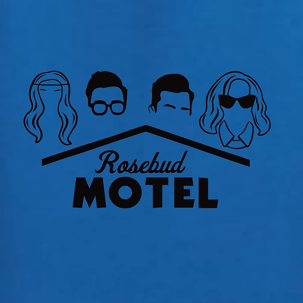 Classic Rosebud Motel Humor Men's Graphic T-Shirt, Royal, XX-Large