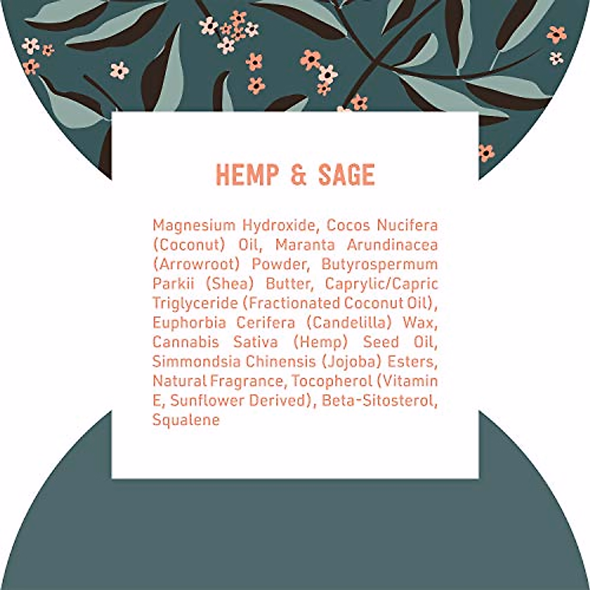 Schmidt's Aluminum Free Natural Deodorant for Women and Men, Hemp Seed Oil and Sage for Sensitive Skin with 24 Hour Odor Protection, Certified Cruelty Free, Vegan Deodorant, 3.25 oz,vetiver,sage,WHITE