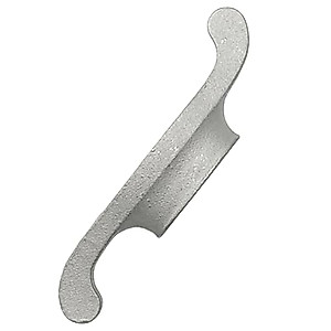 kobeIeen Stainless Steel Cutter Handle Guards Protect for Making Tool Patterned Handle Hand Guards Bolsters Embryo Gauntlets Cast