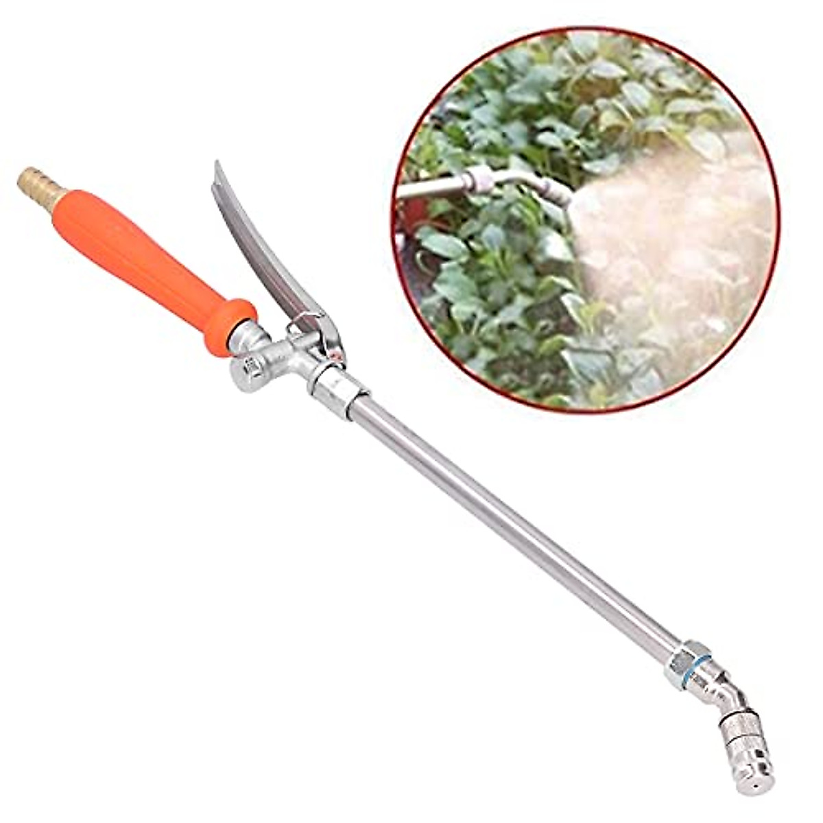Tomotato High Pressure Power Washer Wand Stainless Steel Watering Wand Sprayer Portable Garden Hose Spray Gun Adjustable Hand Sprayer for Car Lawn