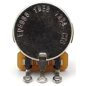 (1x) CTS 1 MEG Short SPLIT Shaft - Audio Taper Potentiometer for Electric Guitar