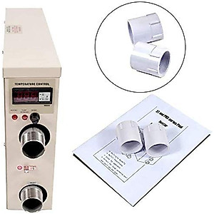 AYCHLG 45000 Btu/Hr Upgrade Portable SPA Water Bath Heater Thermostat Electric Pool Water Heater for Above Ground Inground Pool Hot Tub, Swimming Pool Thermostat Heater Pump