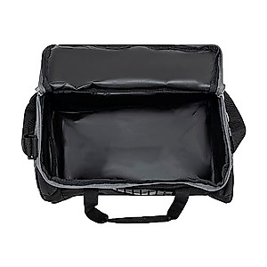 PUMA unisex child Evercat Transformation Sports Duffel Bags, Black/Silver, One Size US