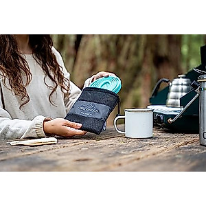 Pour Over Coffee Kit (Gray) Collapsible Pour Over Coffee Dripper and Set Of 3 Reusable Cotton Coffee Filters Perfect For Travel And Camping - Travel Ready Gear