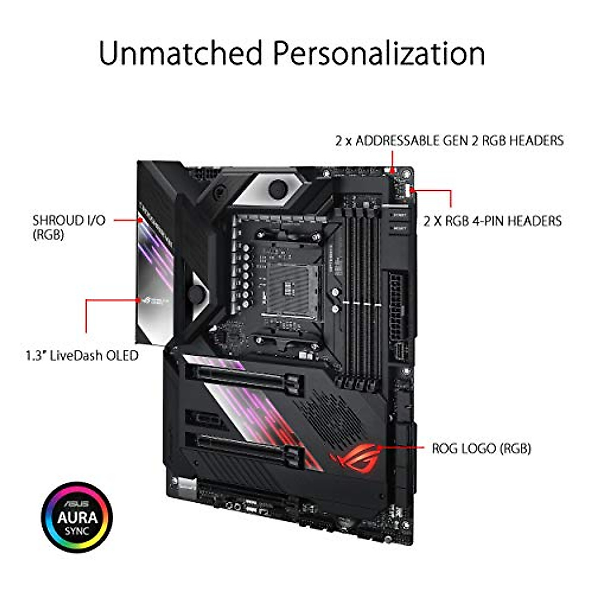 ASUS ROG X570 Crosshair VIII Formula AM4 Zen 3 Ryzen 5000 & 3rd Gen Ryzen ATX Motherboard with PCIe 4.0, on-Board WiFi 6 (802.11Ax), 5 Gbps LAN