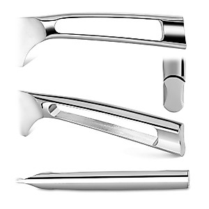 Cangshan TN1 Series 1021264 Swedish 14C28N Steel Forged 3-Piece TAI Knife Block Set, Walnut