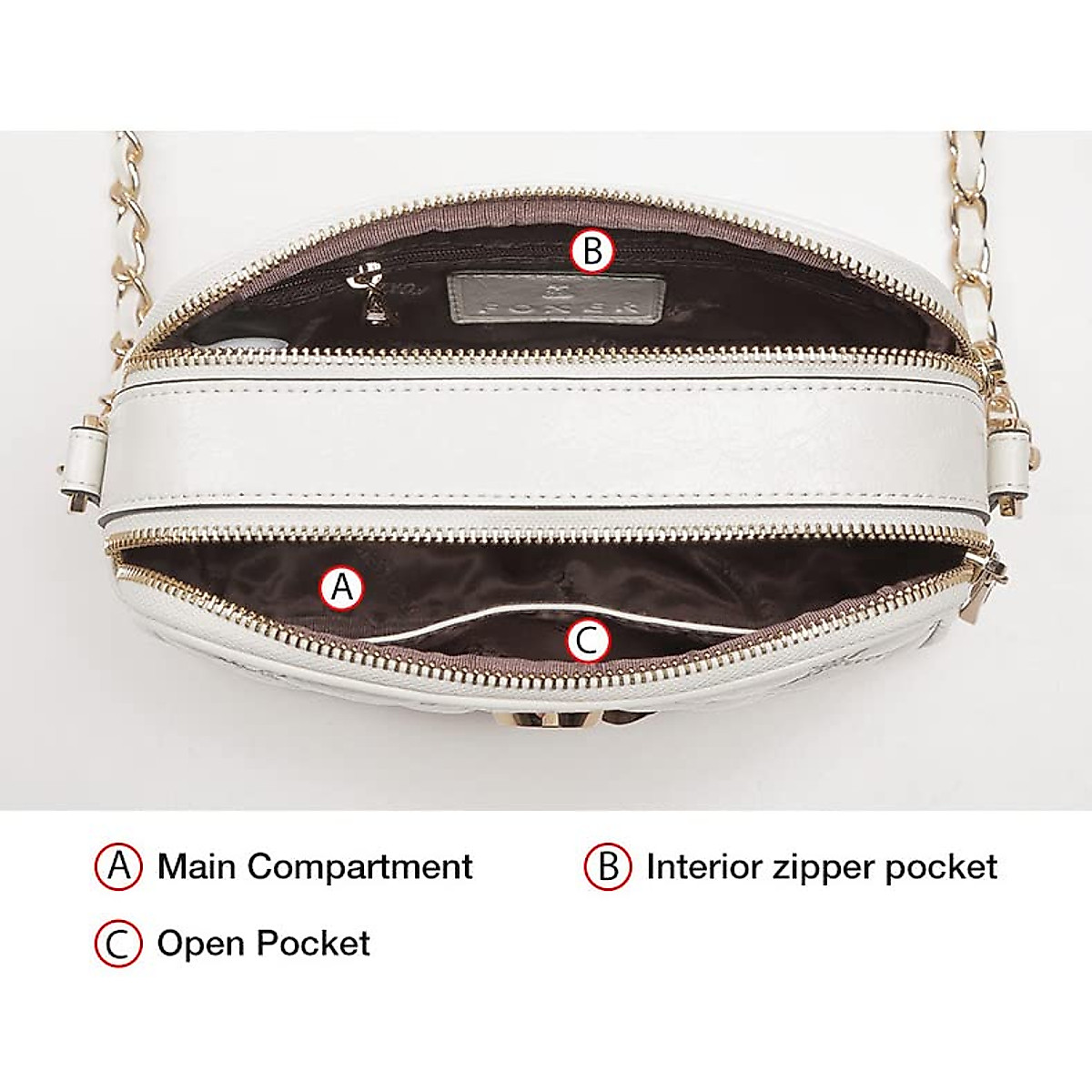 Leather Crossbody Bags for Women, Genuine Leather Women's Fashion Shoulder Bags, Khaki, One Size