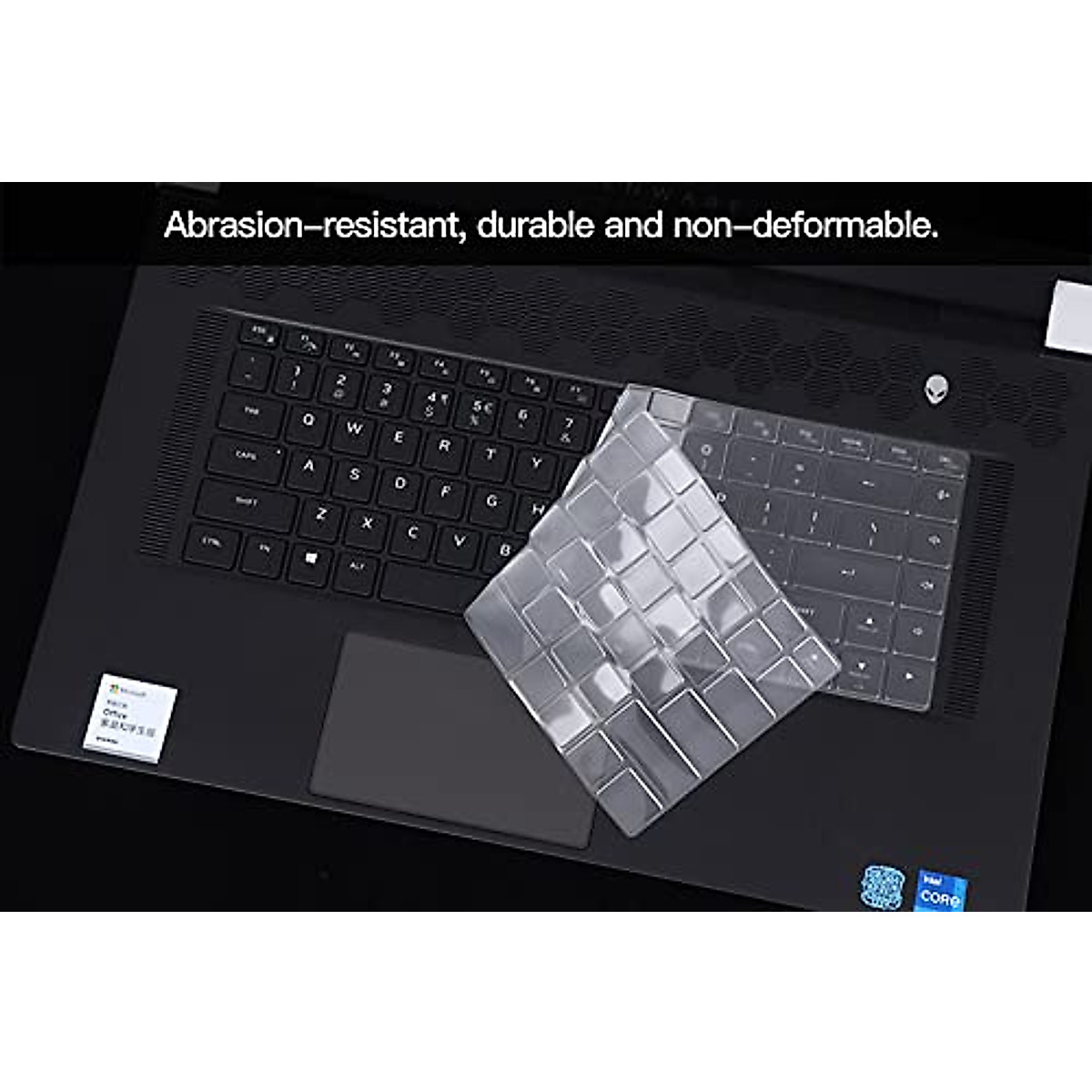 Keyboard Cover Skin for Dell Alienware m17 R5, Alienware m15 R7, Alienware M16 R1, Alienware x15 R1 R2 15.6" & x17 R1 R2 17.3", Alienware m15 R5 R6 R7 15.6", Dell G16 7630 7620 Gaming Laptop, TPU