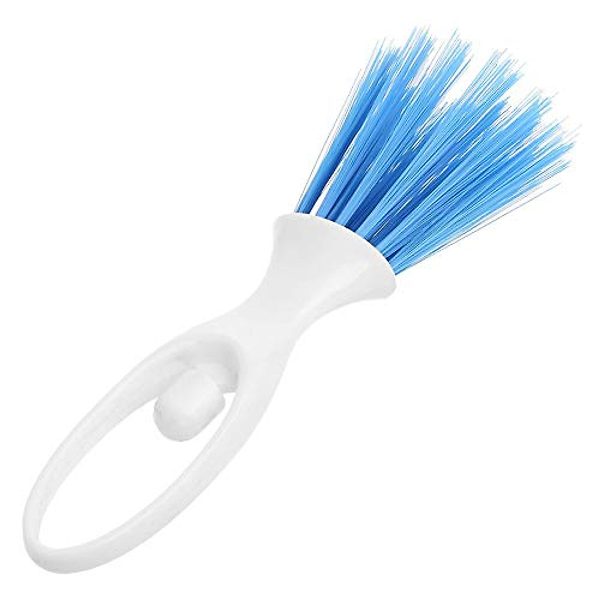 SEIS 3 Pack Hamster Dustpan and Broom Set Mini Guinea Pig White Dancer Design Besom Chinchillas Sweeper Cavy Cage Clean Hedgehogs Scooper for Small Animal (Blue)