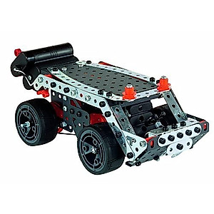 Meccano Erector Super Construction 25-in-1 Motorized Building Set, Steam Education Toy, 638 Parts, for Ages 10+