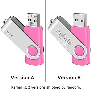 Stylish 10-Pack of Enfain 8GB USB Memory Sticks in Pink - Convenient and Durable for Everyday Use