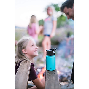 Simple Modern 22 Ounce Summit Water Bottle - Stainless Steel Tumbler Metal Flask +2 Lids - Wide Mouth Double Wall Vacuum Insulated Teal Leakproof -Caribbean