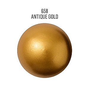 FolkArt K658 Paint Acrylic Metallic, 2 Fl Oz (Pack of 1), Antique Gold