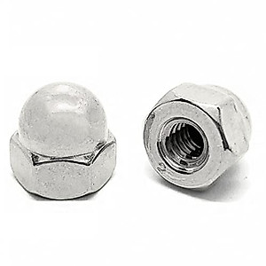(3 Pieces) M16-2.00 Stainless Steel Domed Acorn Cap Nuts