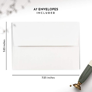 Baby Shower Invitations Set for Boys - 25 Blank Fill-in Invites with Envelopes, Books for Baby, Diaper Raffle, and Thank You Cards - Blue Watercolor