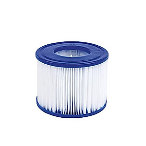 Bestway Helsinki SaluSpa 7 Person Inflatable Outdoor Hot Tub Spa with 180 Soothing AirJets, Filter Cartridges, Pump, and Insulated Cover, Brown Wood