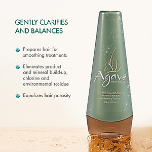 Agave Clarifying Shampoo Deep Cleansing & Hydrating Sulfate-Free Formula, 8.5 fl oz