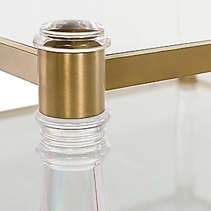 Safavieh Couture Collection Isabelle Bronze Acrylic Coffee Table