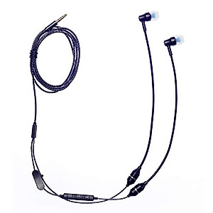 Sanxir Anti-Radiation air Tube Headphones, EMF Protection Earphone, Anti-Slip Earbuds, Radiation Free Headset, with Adjust Volume and HD micphone (Black)