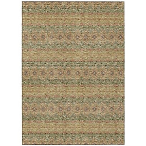 Addison Rugs Chantille ACN615 Green 9' x 12' Indoor Outdoor Area Rug, Easy Clean, Machine Washable, Non Shedding, Bedroom, Living Room, Dining Room, Kitchen, Patio Rug