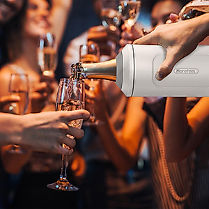 Wine Chillers for Bottles-Ideal Gift for Wine Lover, Stainless Steel Portable Champagne Cooler Sleeve Bucket-Double Walled Vacuum Insulated for Most 750ml Bottles with Long-Lasting Temperature Control