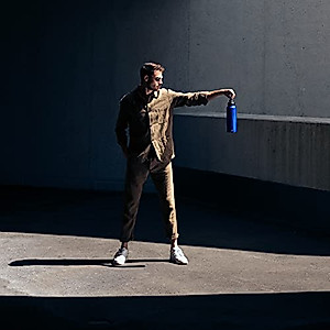 Sigg - Aluminum Sports Water Bottle - WMB Traveller Blue - with WMB Adapter - Leakproof - Lightweight - BPA Free - 51 Oz