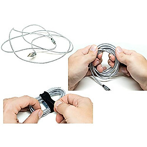 Reusable Cable Ties 1/2" x 4" for Cable Management and Organizing Cords - 30 Pack (Black)