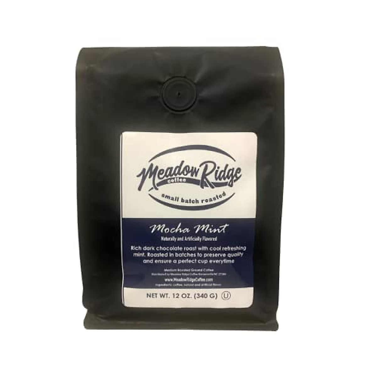Meadow Ridge Mocha Mint Coffee Bundled With Kahlua Mocha and Harry David Chocolate Cherry - 12 Ounce Each