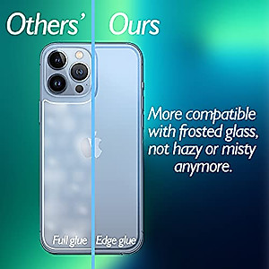 Shacoryze Back Screen Protector for iPhone 13 Pro [3-Pack], Rear Tempered Glass [Haptic Touch] Temper Glass Film Premium HD Clarity Anti-Fingerprint/Scratch Compatible with iPhone 13 Pro (6.1 inch)