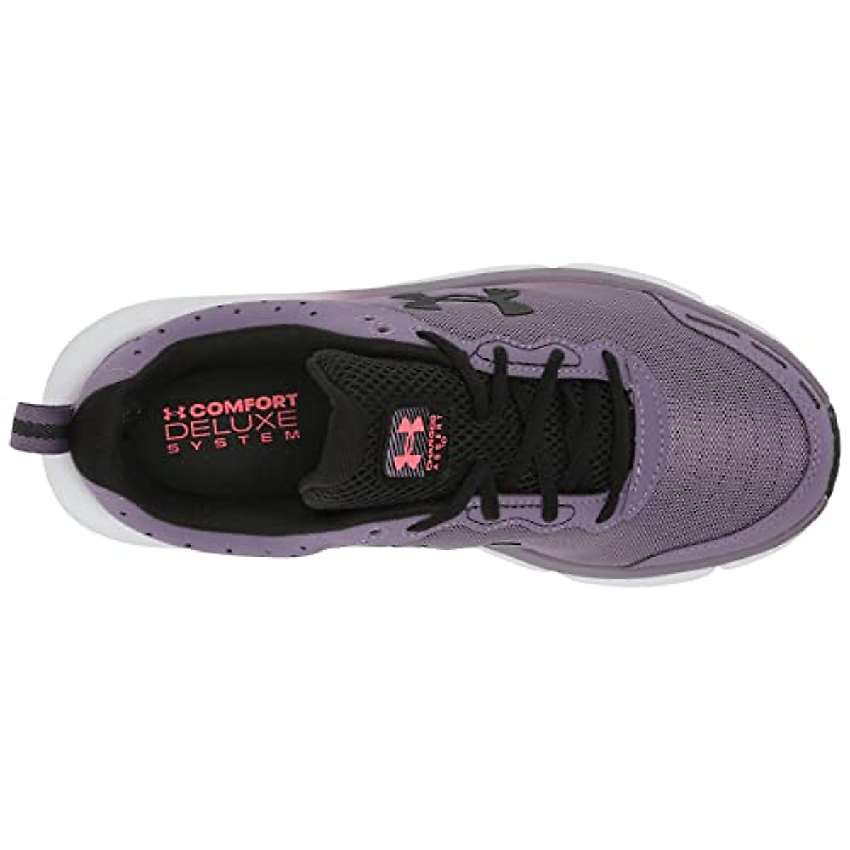 Under Armour Women's Charged Assert 10, (500) Retro Purple/Retro Purple/Black, 8, US