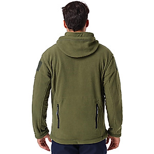 ReFire Gear Men's Warm Military Tactical Sport Fleece Hoodie Jacket